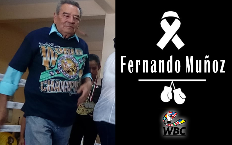 Fernando Muñoz founder of the “José Sulaimán” Group has died - World ...