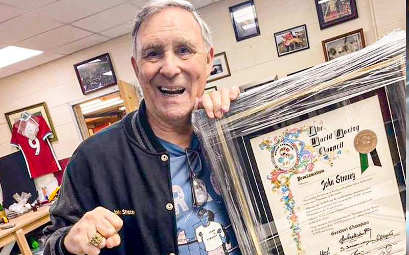 Many Happy Returns of the day John H Stracey - World Boxing Council