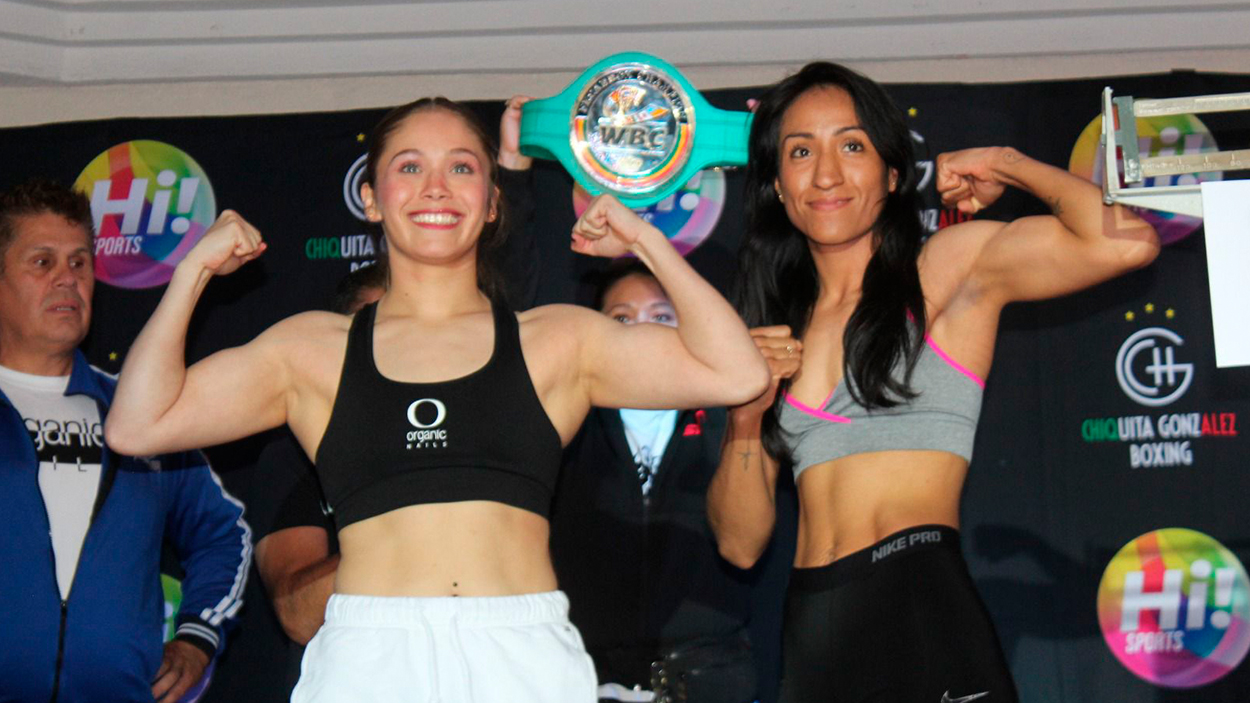 Something's got to give as Marilyn and Lorena meet on the “Hi Punch” scale - World Boxing Council