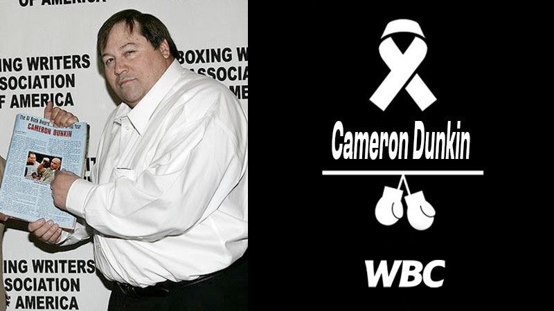 The WBC mourns the death of Cameron Dunkin - World Boxing Council
