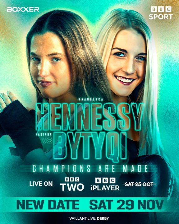 Francesca Hennessy vs. Fabiana Bytyqi for the WBC International Title ...