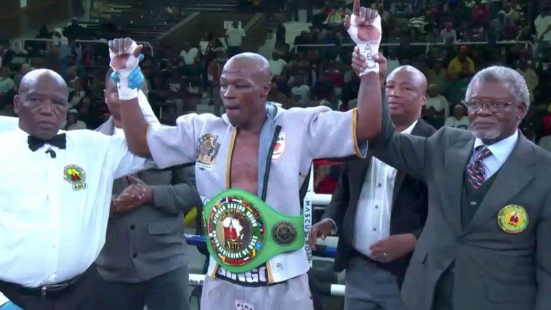 Asanda Gingqi wins the ABU super featherweight title - World Boxing Council