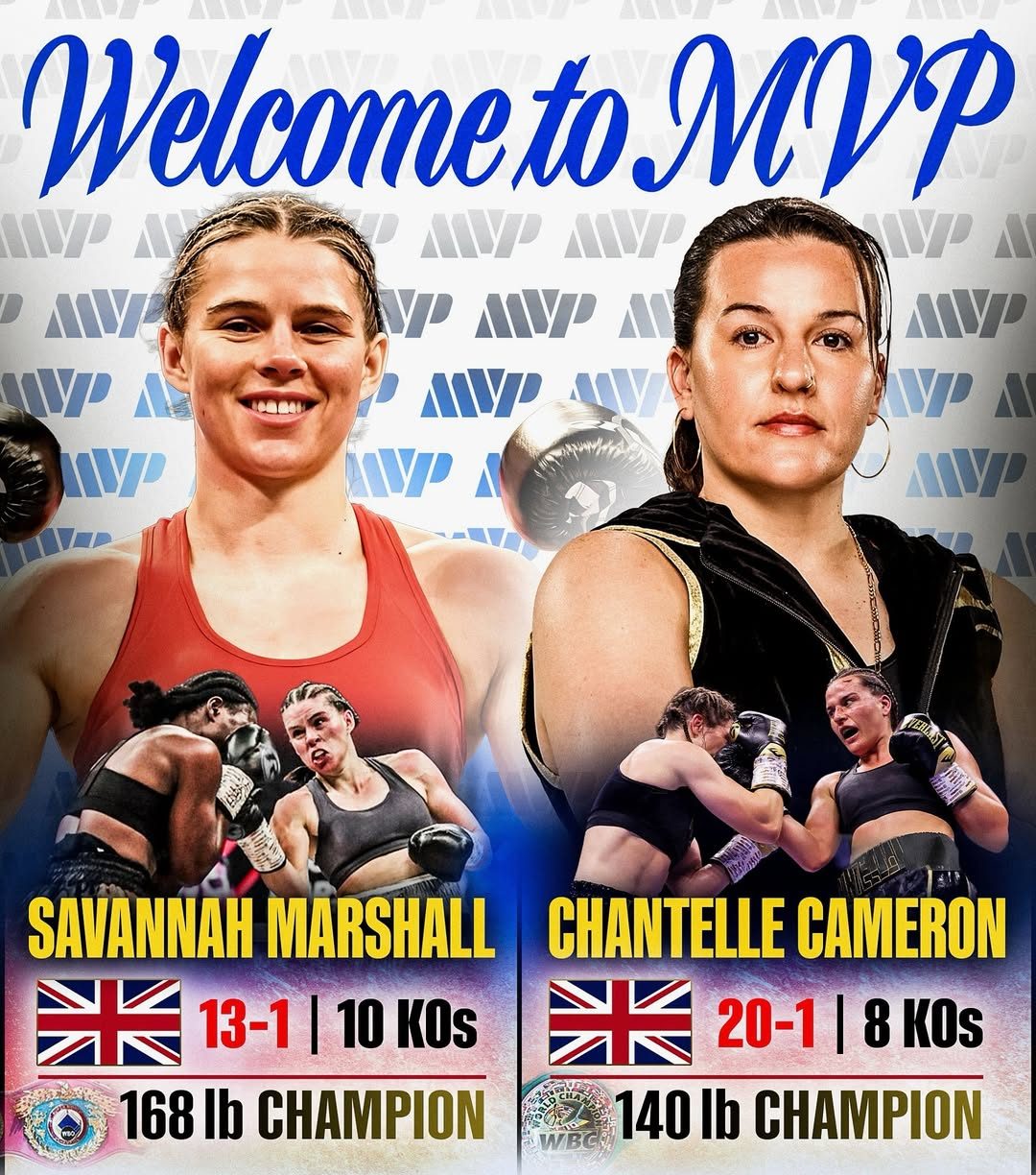 MVP Signs Chantelle Cameron and Savannah Marshall - World Boxing Council