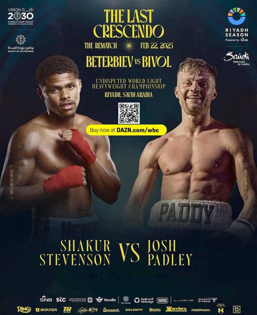 WBC approves Shakur Stevenson vs. Josh Padley fight - World Boxing Council