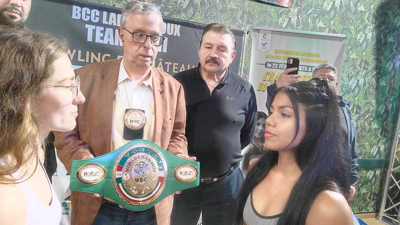 Branker y Rondon diusputan título Juvenil WBC en Francia - World Boxing Council